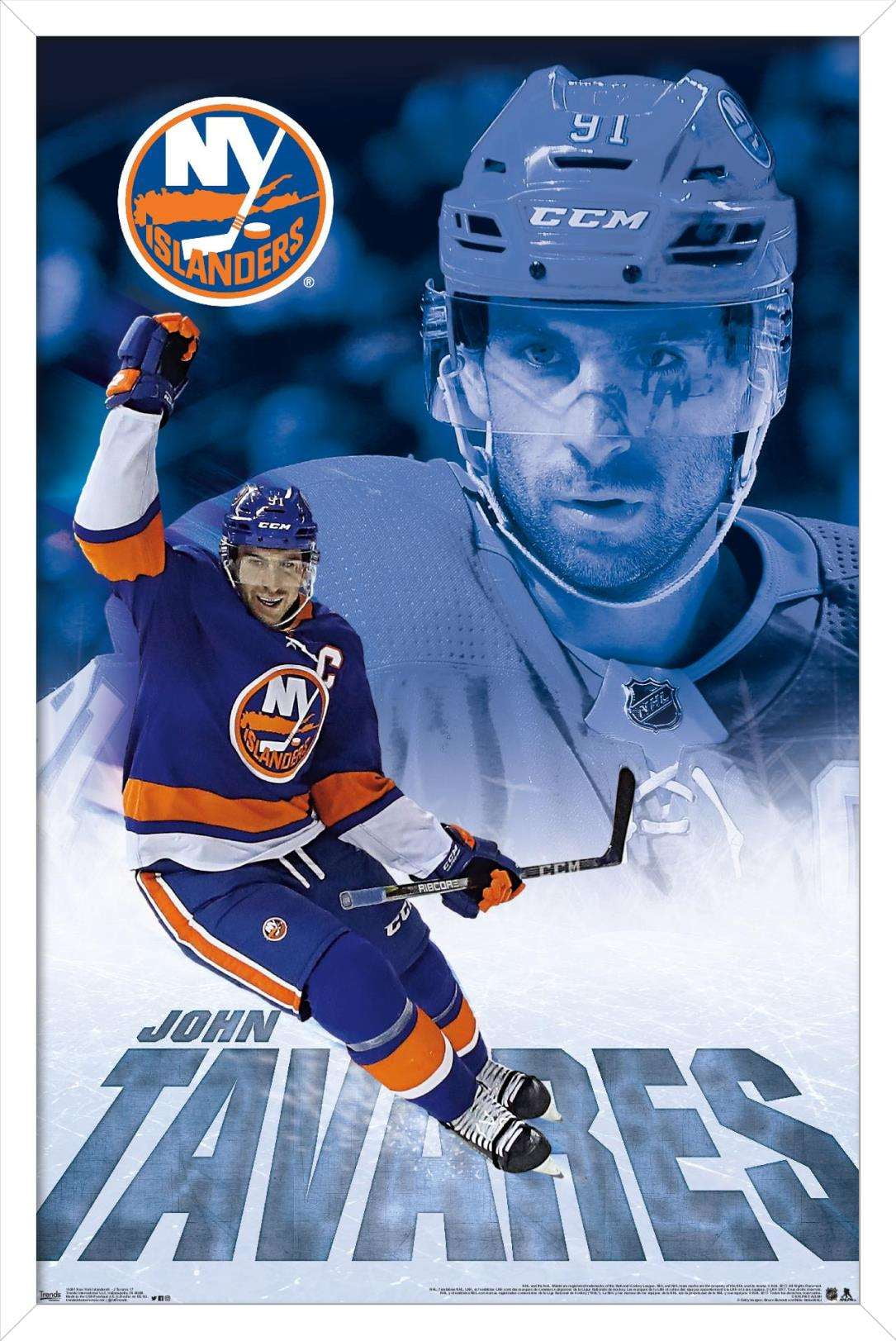 Trends International Printed Framed New York Islanders Posters,22.37" x ...