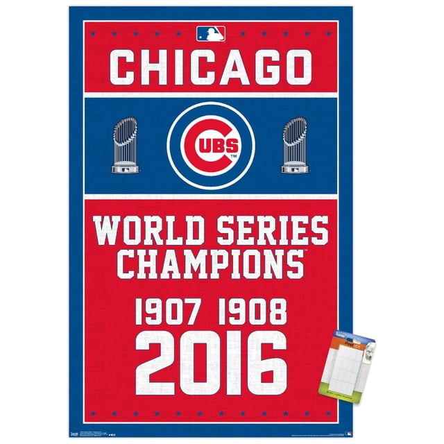 Trends International Printed Sports Chicago Cubs Unframed Poster, 22.37 ...