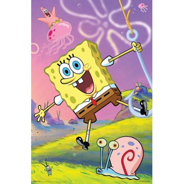 Trends International SpongeBob - Bubbles Poster - Walmart.com