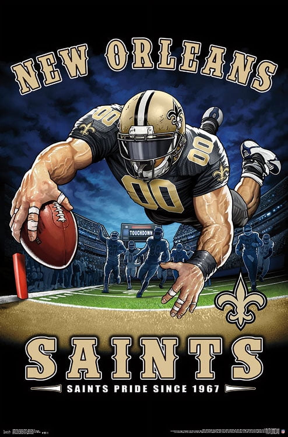 Trends International Sports New Orleans Saints Poster - Walmart.com
