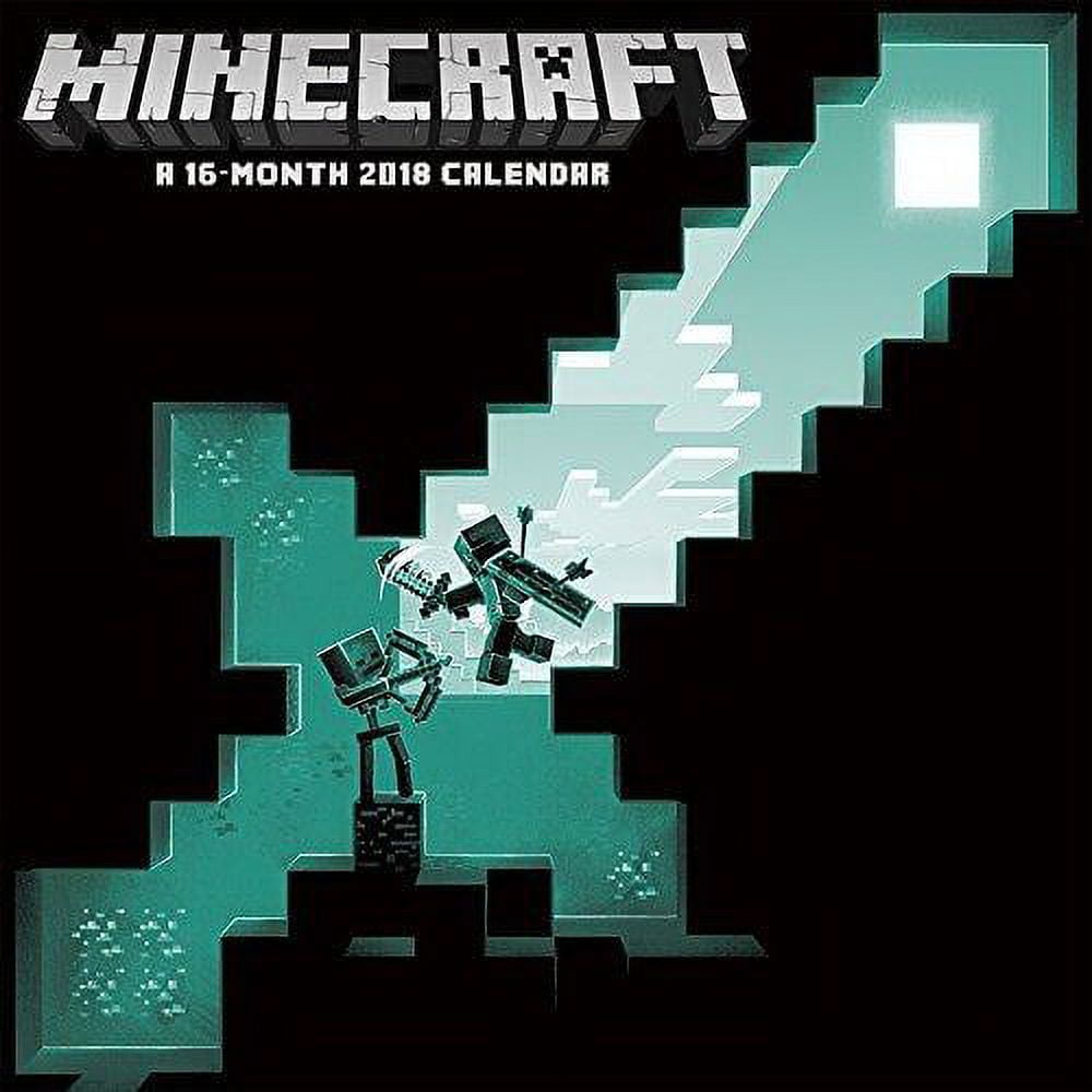 Trends International TRD-885087-C Minecraft Wall Calendar 2018 ...