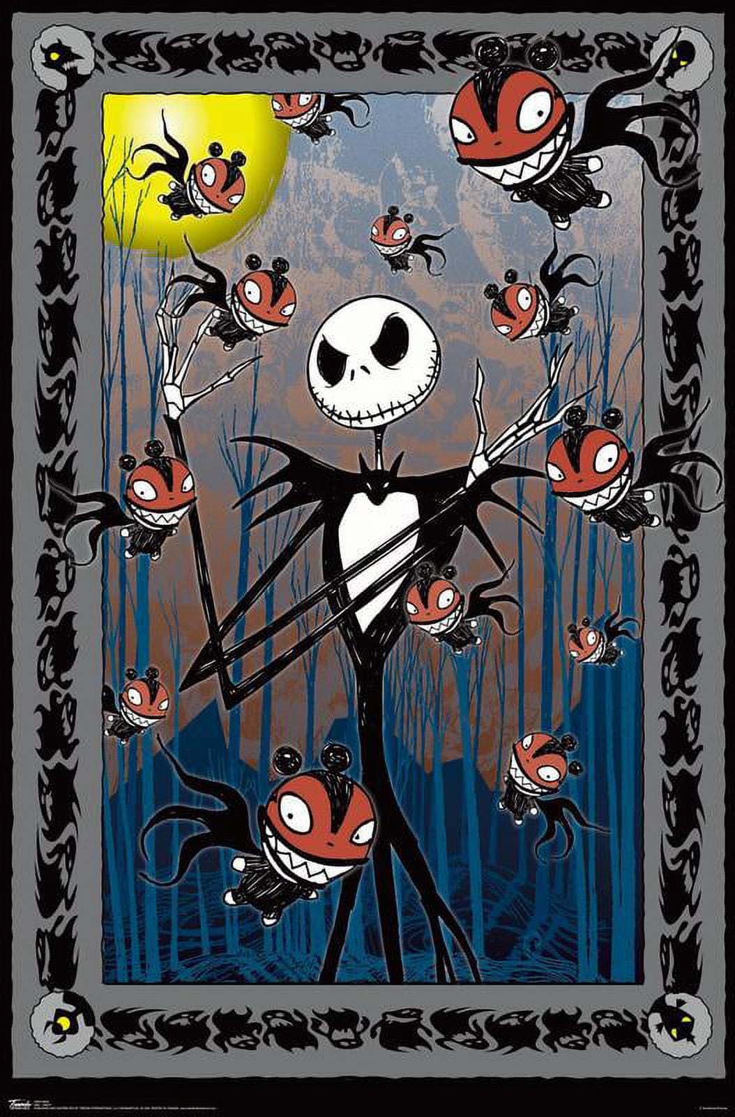 Trends International The Nightmare Before Christmas - Tarot Poster ...