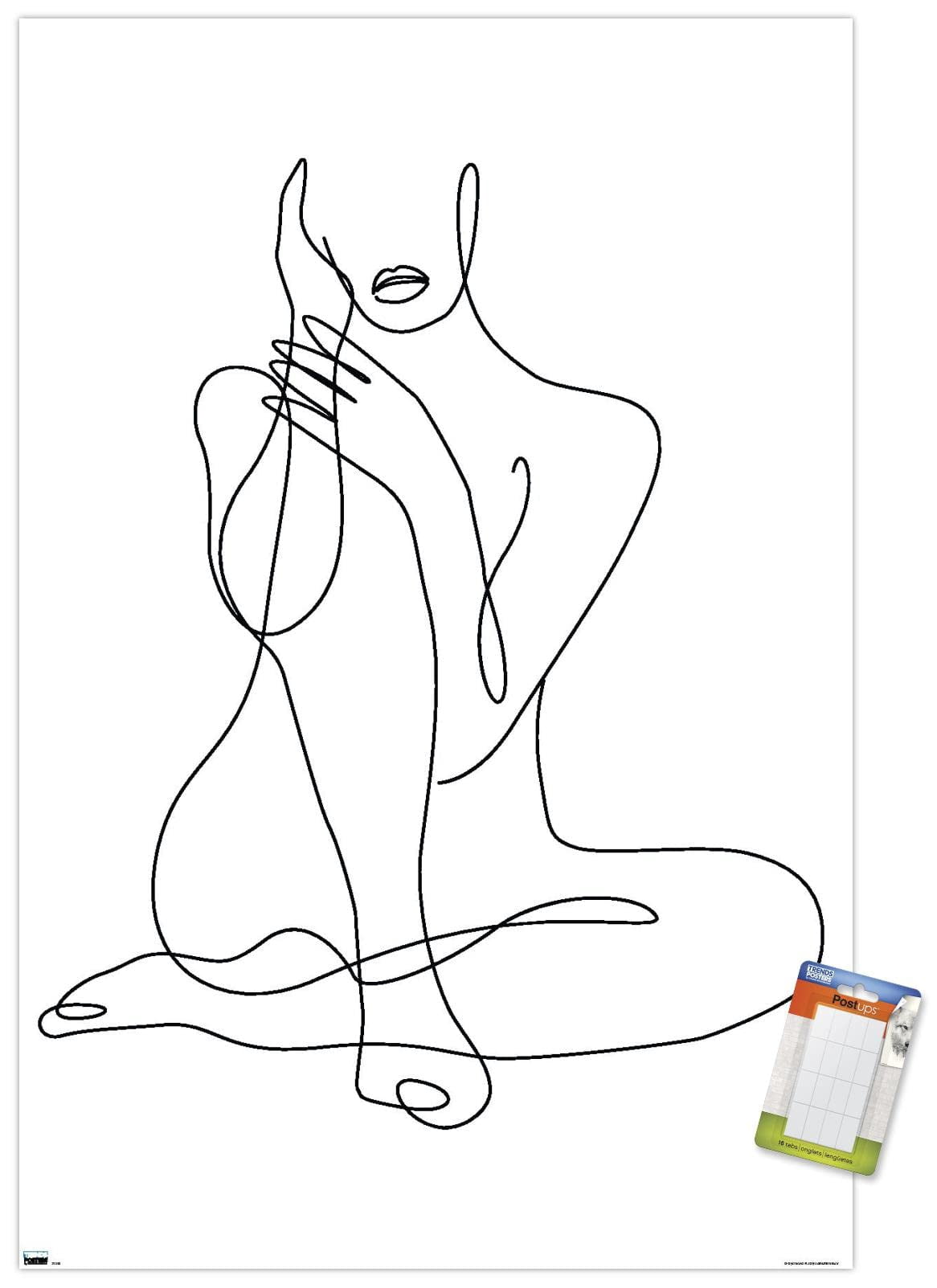 Trends International Woman - Continuous Line Drawing Wall Poster, 22. ...