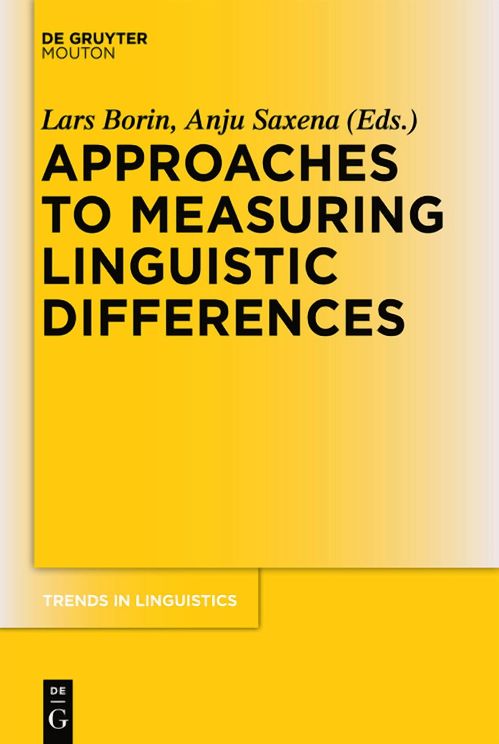 Trends in Linguistics. Studies and Monog Approaches to Measuring ...