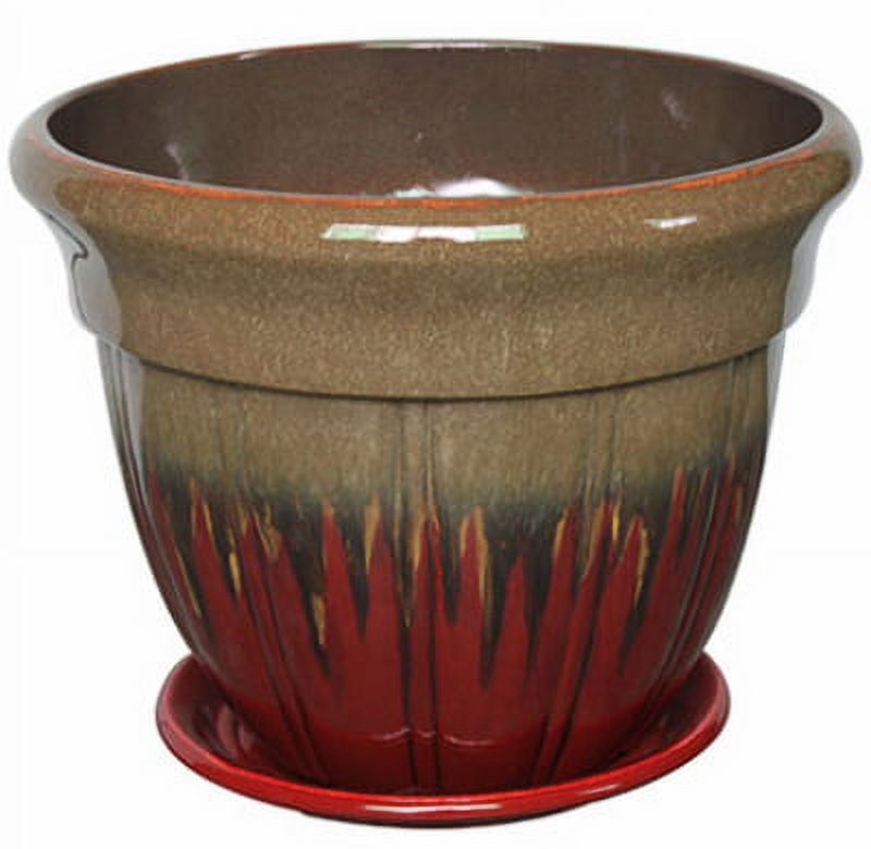 Trendspot Inc 4 Packs 12" RED Bell Planter - Walmart.com