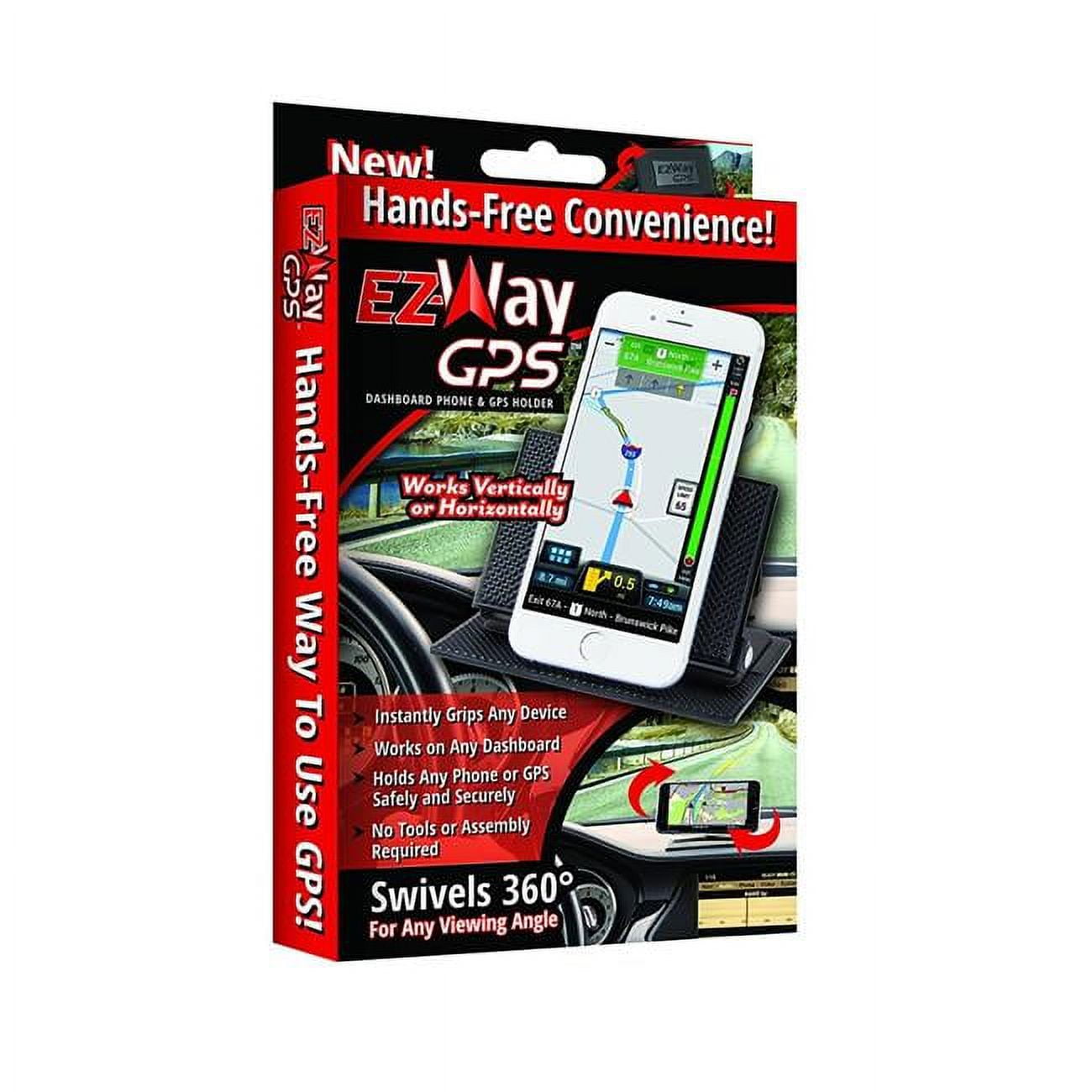 Trendstar EZGPS-CD6 E-Z Way Car Accessories, GPS & Phone Holder, Dash ...