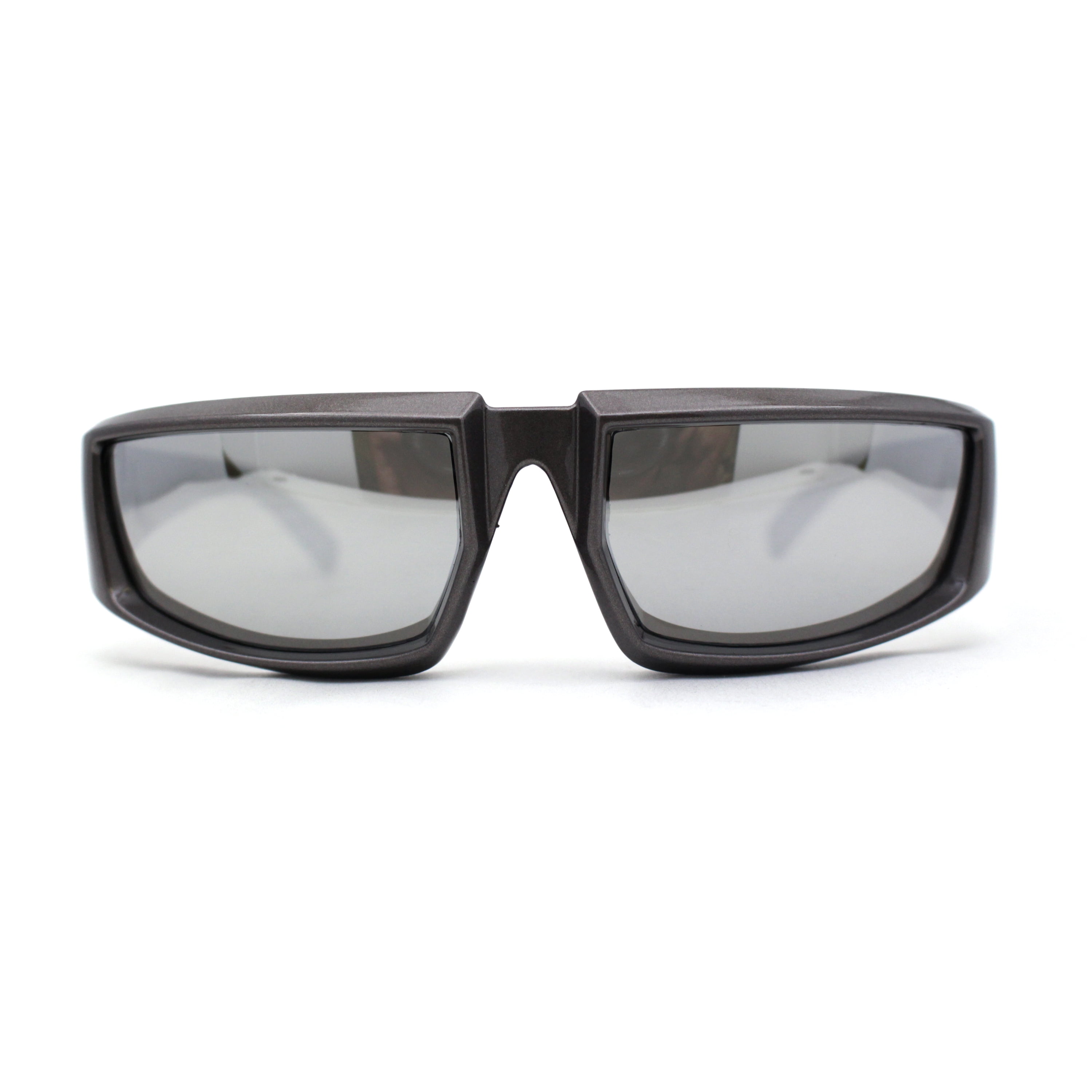 Trendy 90s Sport Style Wrap Around Mean Aggressive Plastic Sunglasses ...