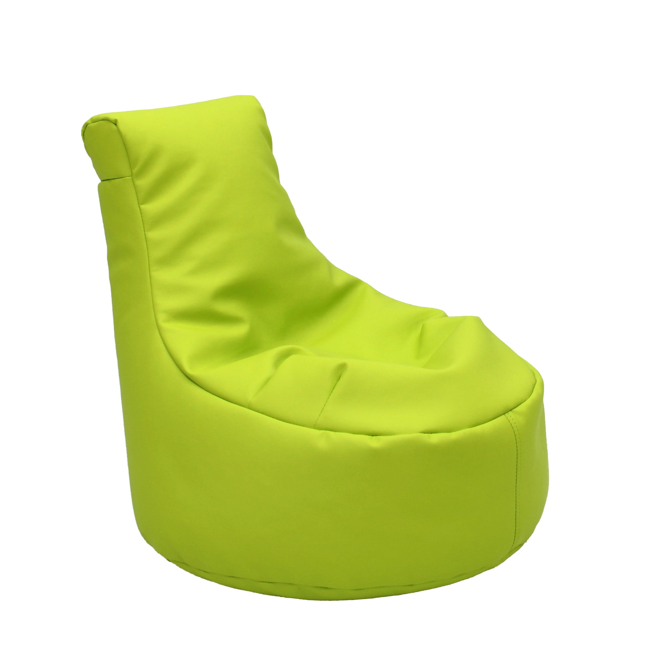 Factory Direct Partners Kids Bean Bag Chair - Lime, Lightweight ...