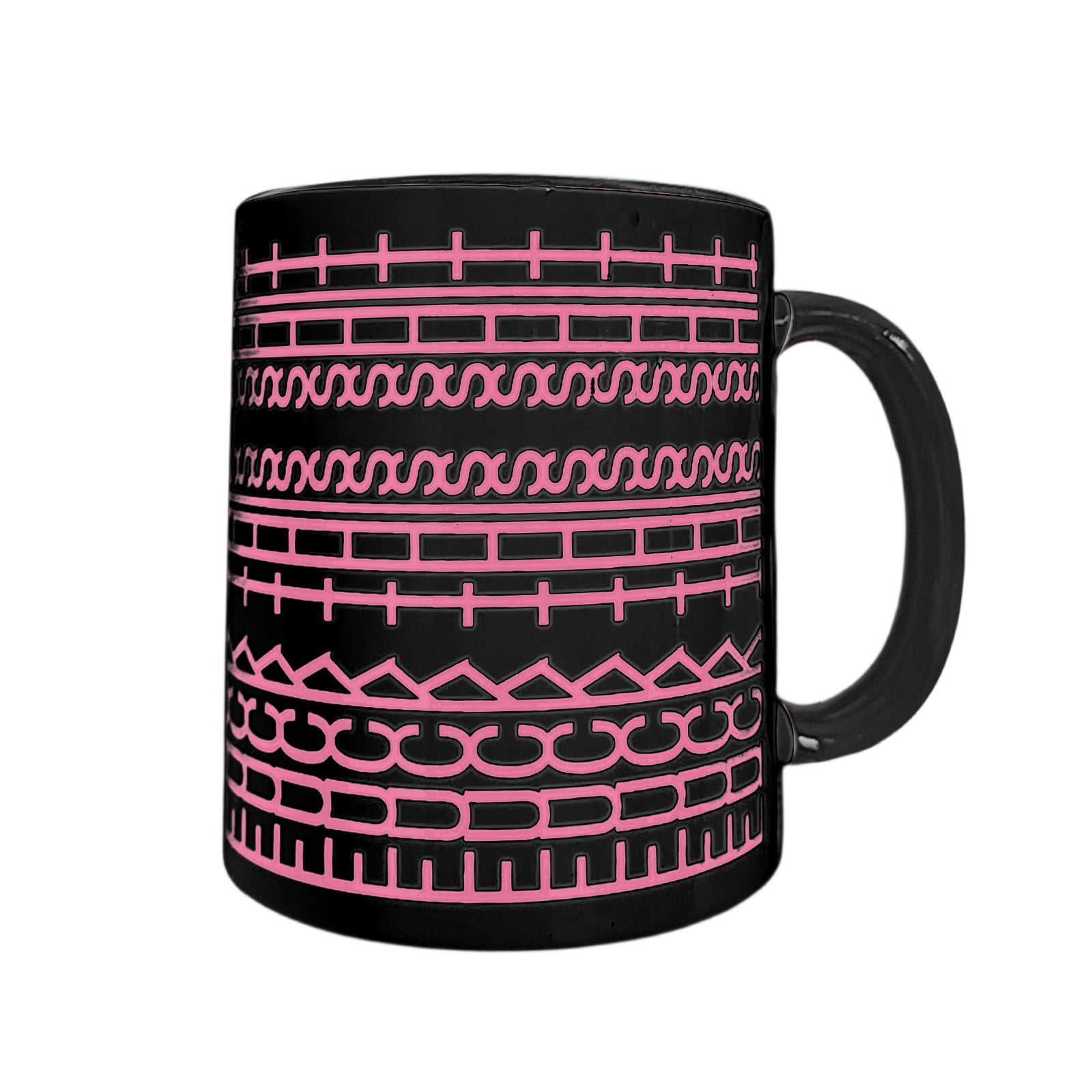 Trendy Ceramic Coffee Mug with Artistic Line Patterns, Interior and ...