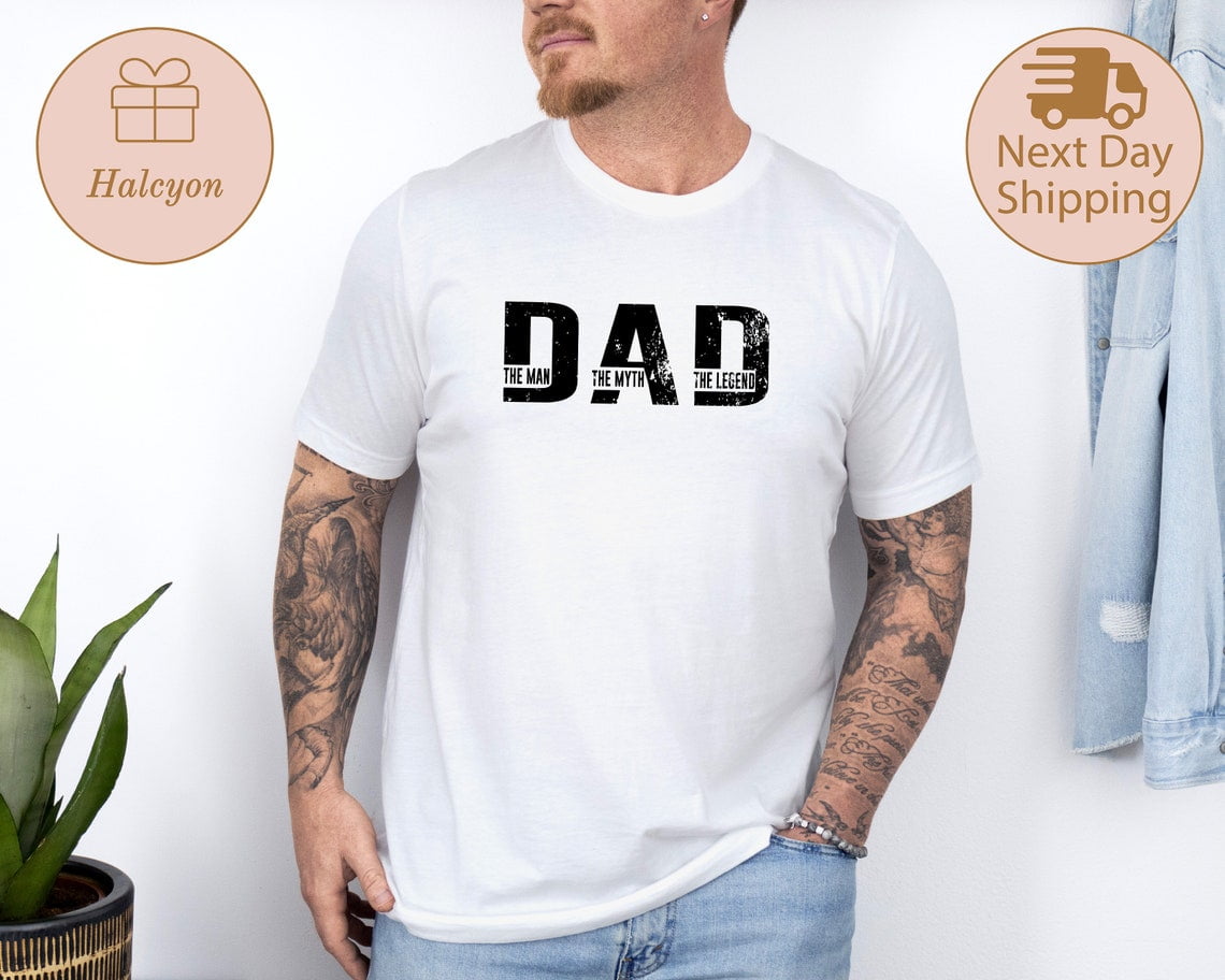 Trendy Dad Shirt, Dad The Man The Myth The Legend Dad Shirt, Dad ...