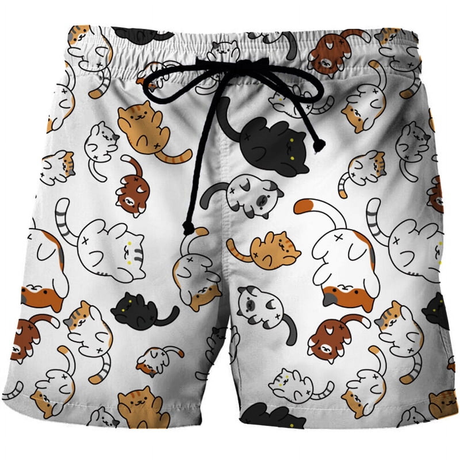 Trendy Dazzling Mushroom Short Pants Men Women Kid 3D Printed Swim ...