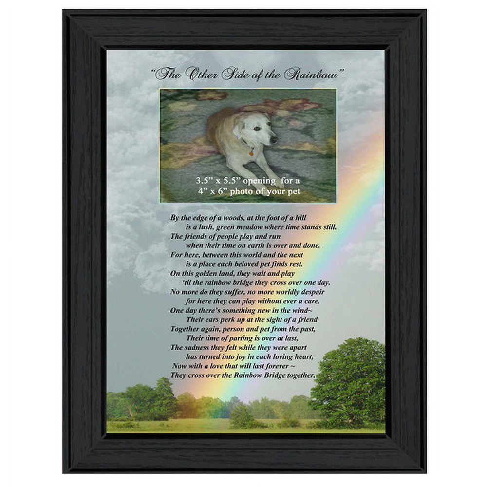 Trendy Decor 4U 'Rainbow Bridge' Framed Textual Art - Walmart.com