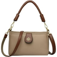 Women's Lightweight Functional Crossbody Bag Multi Pockets Shoulder Bag ...