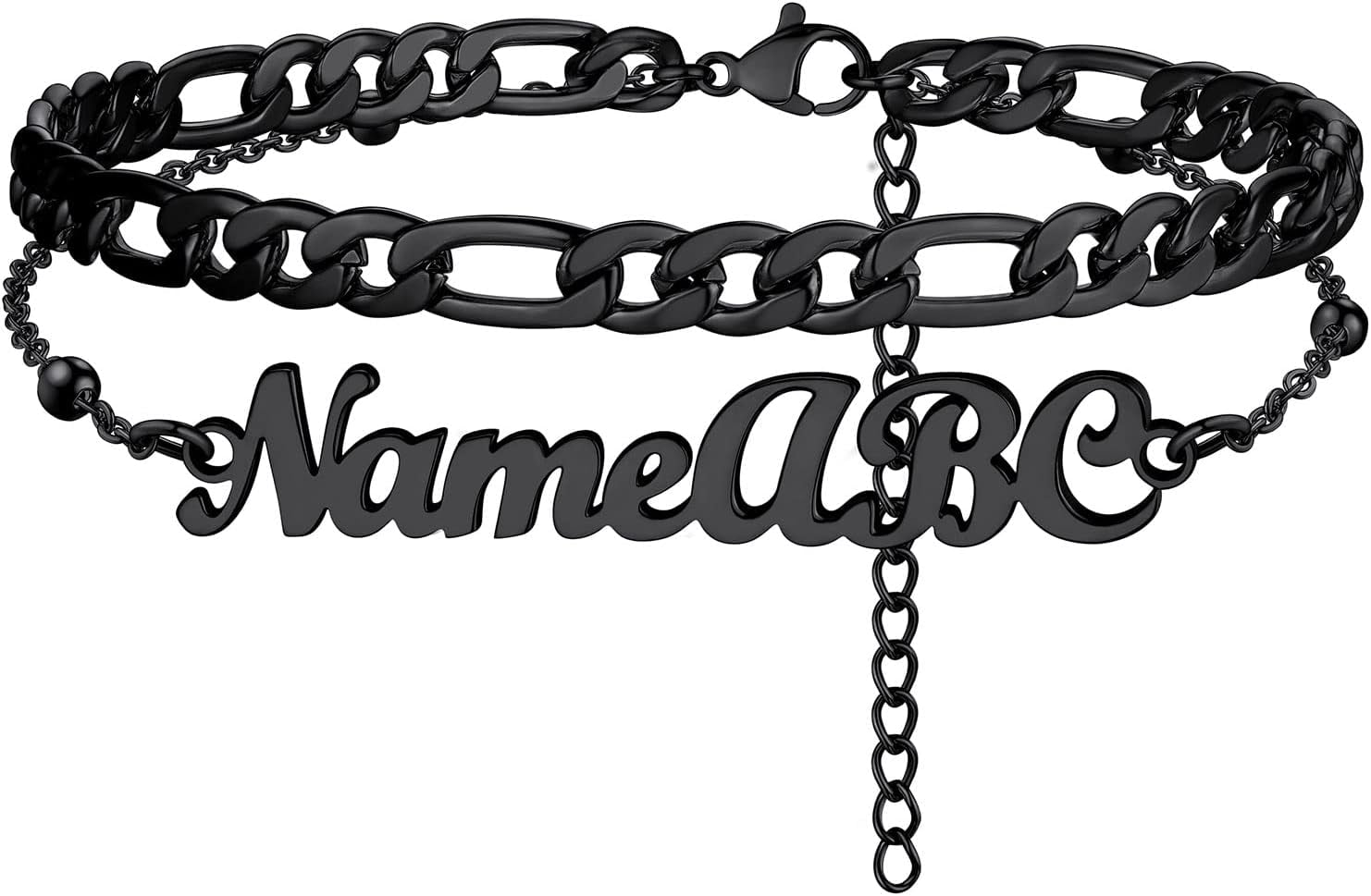 Trendy Handcuffs Design/Customize Words Ankle Bracelet For Men Women ...