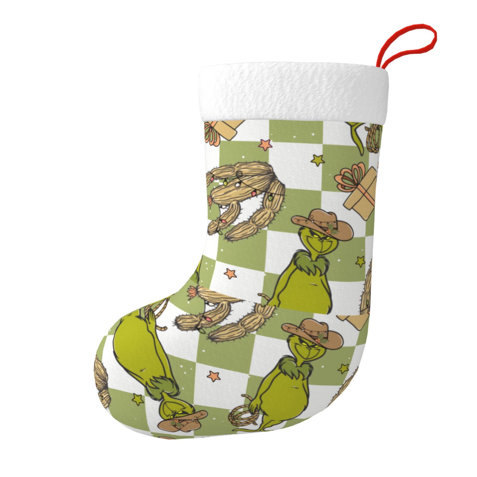 Trendy Howdy Mr Grinch Christmas Magical Christmas Stocking 18 Inch ...