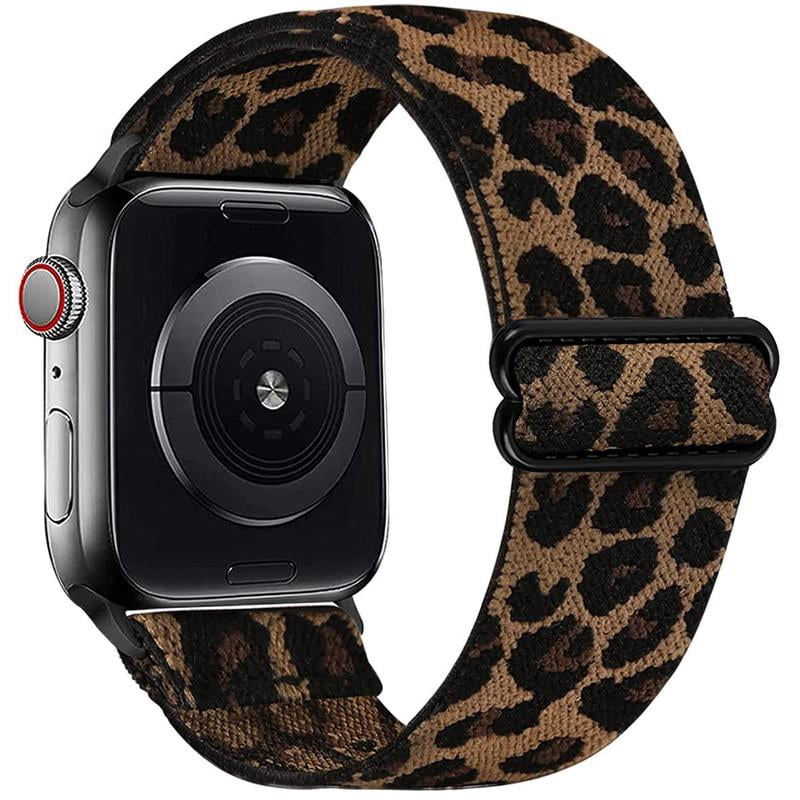 Trendy Leopard Print Watch Band, Replacement Nylon Watch Strap, Fashion ...