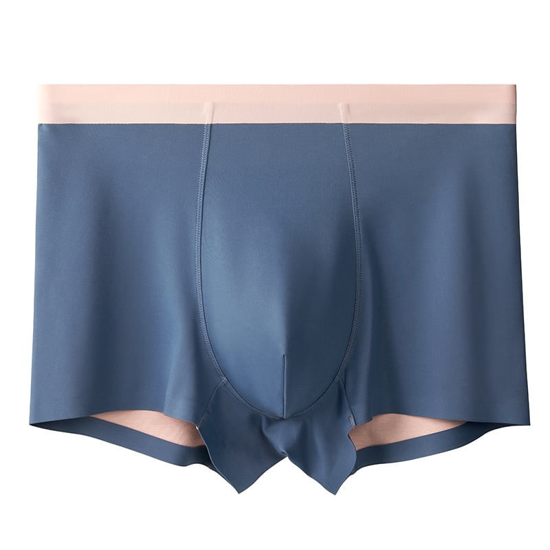 Trendy Men's Seamless Modal Boxer Briefs 100S Double-sided Zero Feeling ...