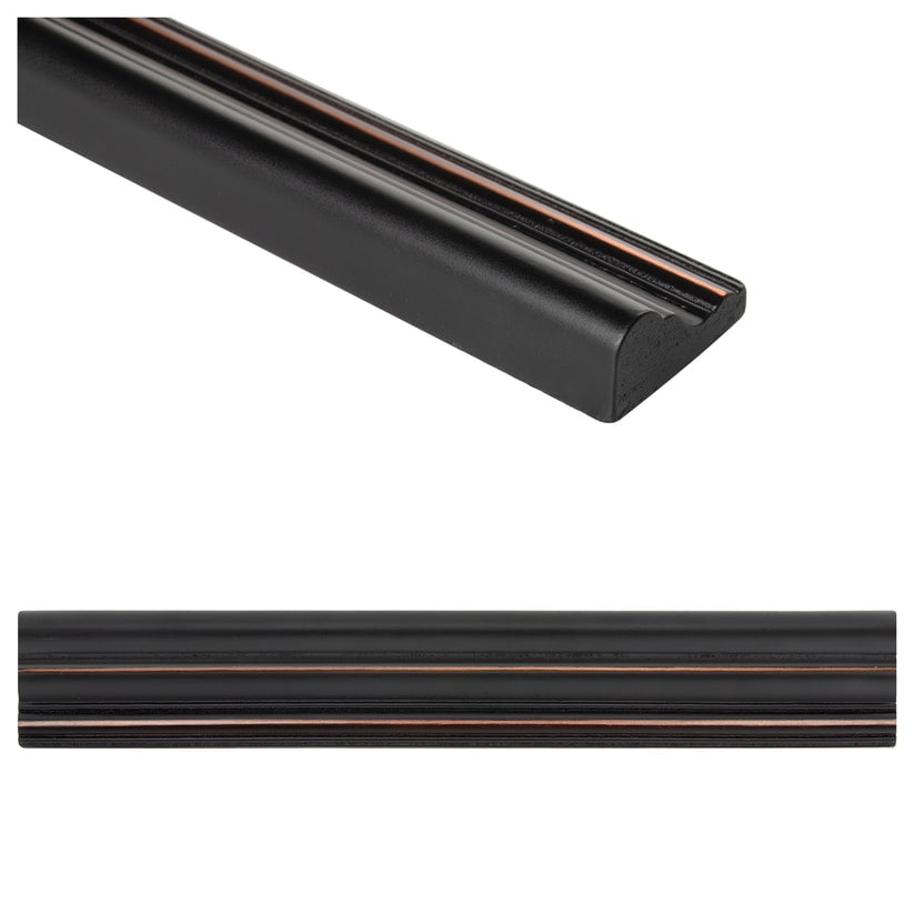 Trendy Metal Chair Rail Oil Rubbed Bronze 2"x12" ( Set of 5) - Walmart.com