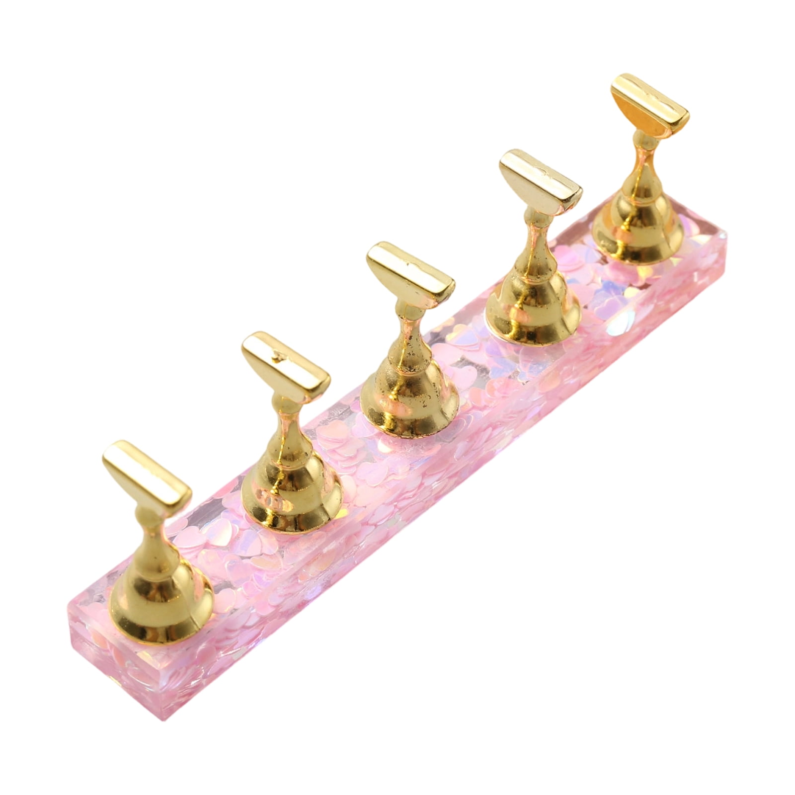 Trendy Nails Practice Stands With Popular Snowflake Waves Patterns in ...