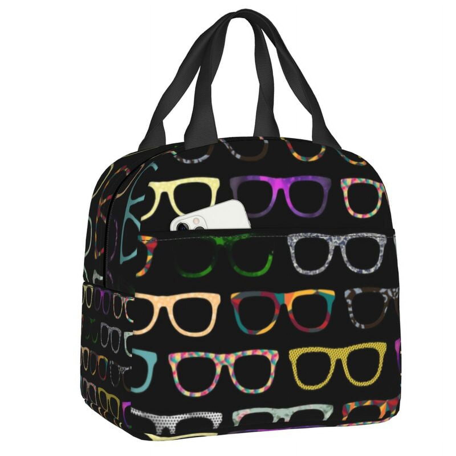 Trendy Optician Glasses Lunch Bag Cooler Thermal Insulated Lunch Box ...