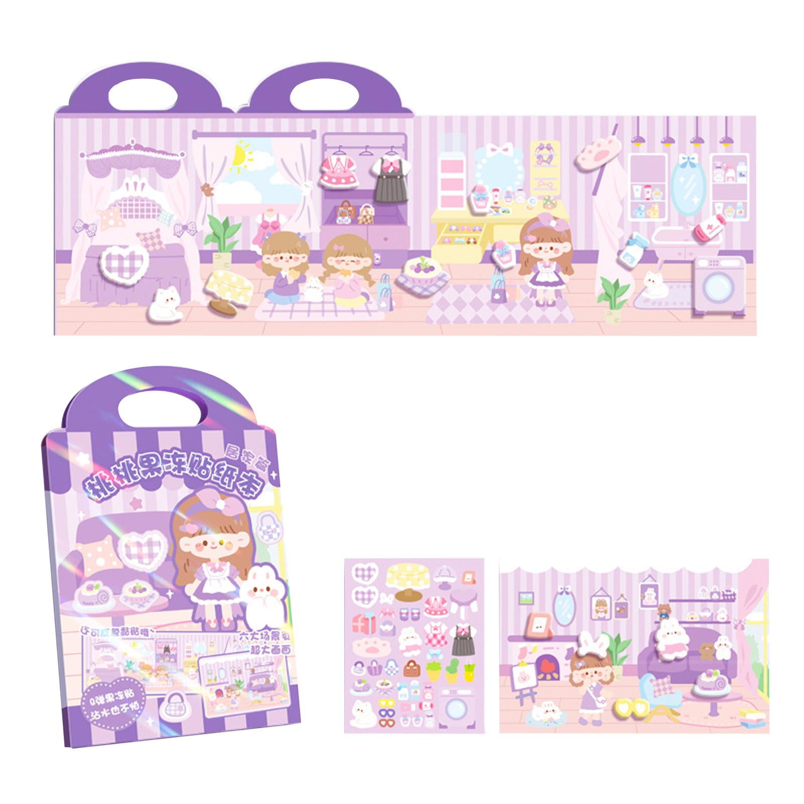 Trendy Princess Sticker Book Children Craft Party Favor Wrapping ...