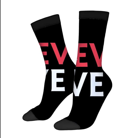 Trendy Unisex Socks - 2 Pairs of Bold Mixed Color Socks with Eye ...