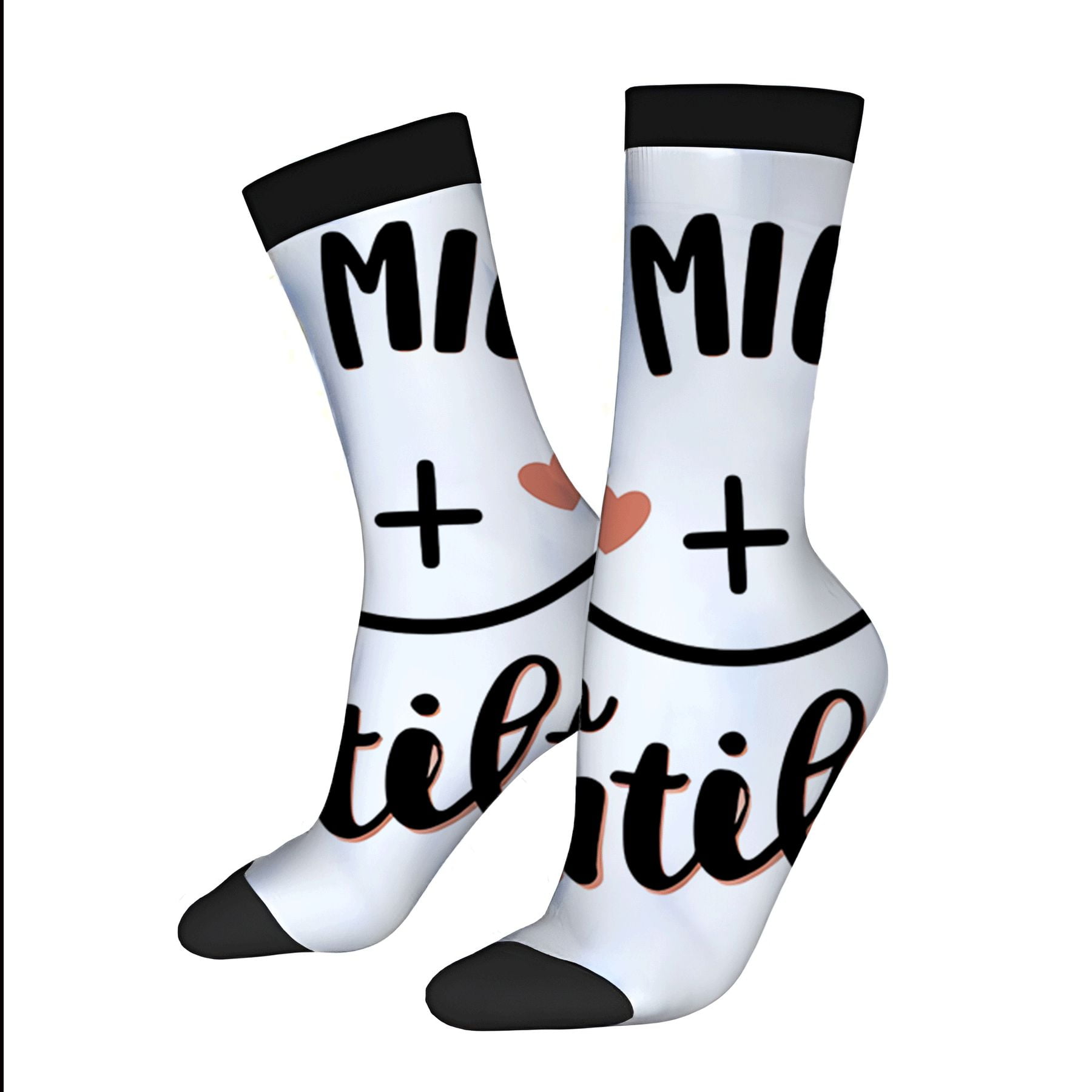 Trendy Unisex Socks 2 Pairs of Four Seasons Universal Socks with Bold ...
