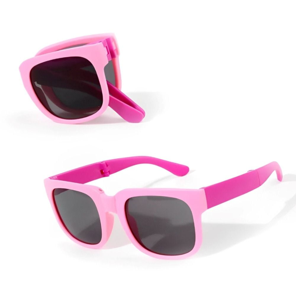 Trendy Vintage UV 400 Square Frame Shades Foldable Sunglasses Children ...