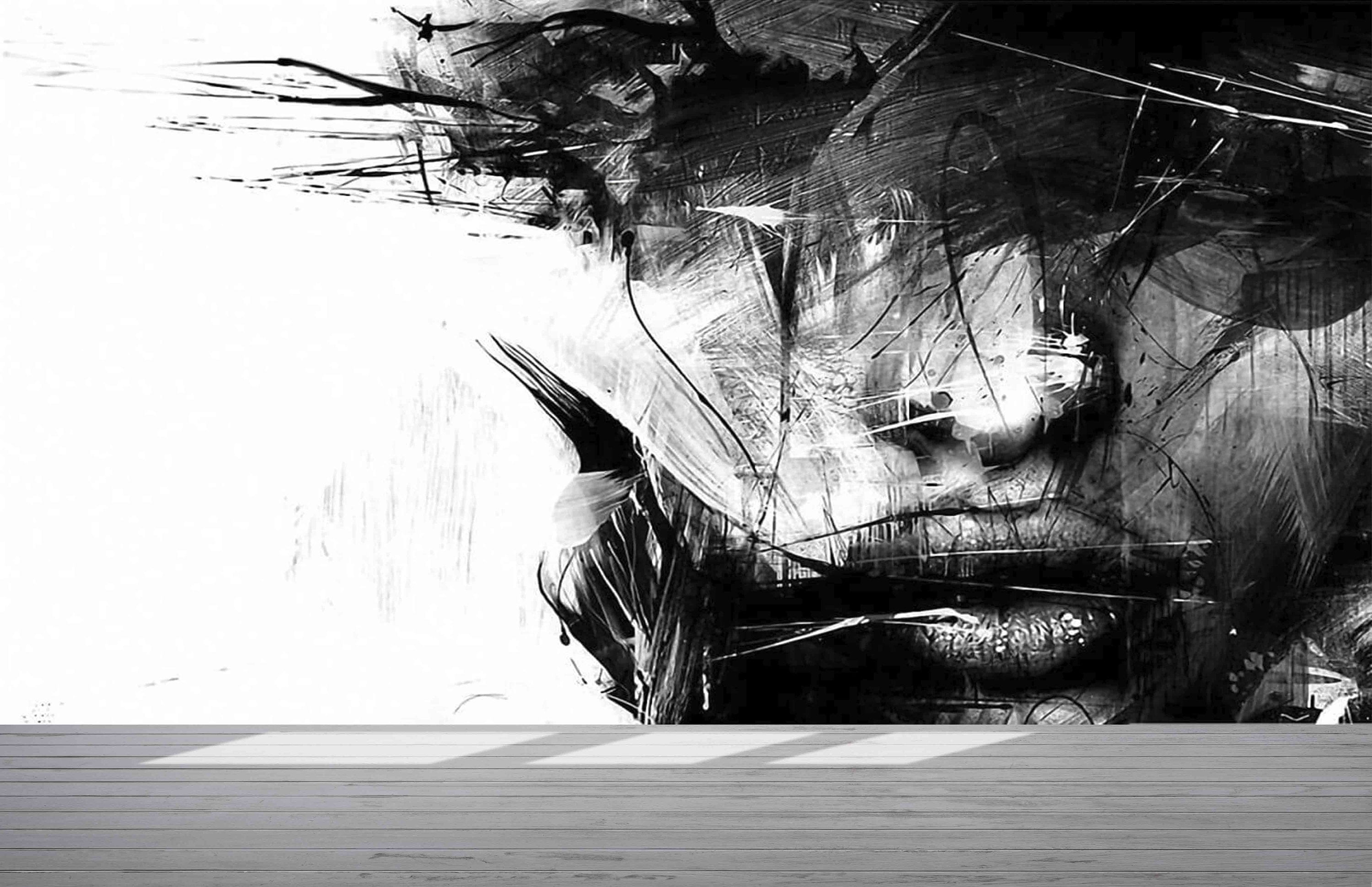 Trendy Wall Print, Modern Wall Painting, Modern Wallpaper, Bright ...