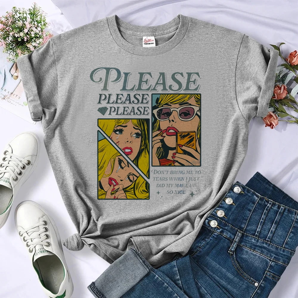 Trendy Women's Graphic Tee, 2000s Aesthetic Outfit, Casual Streetwear ...