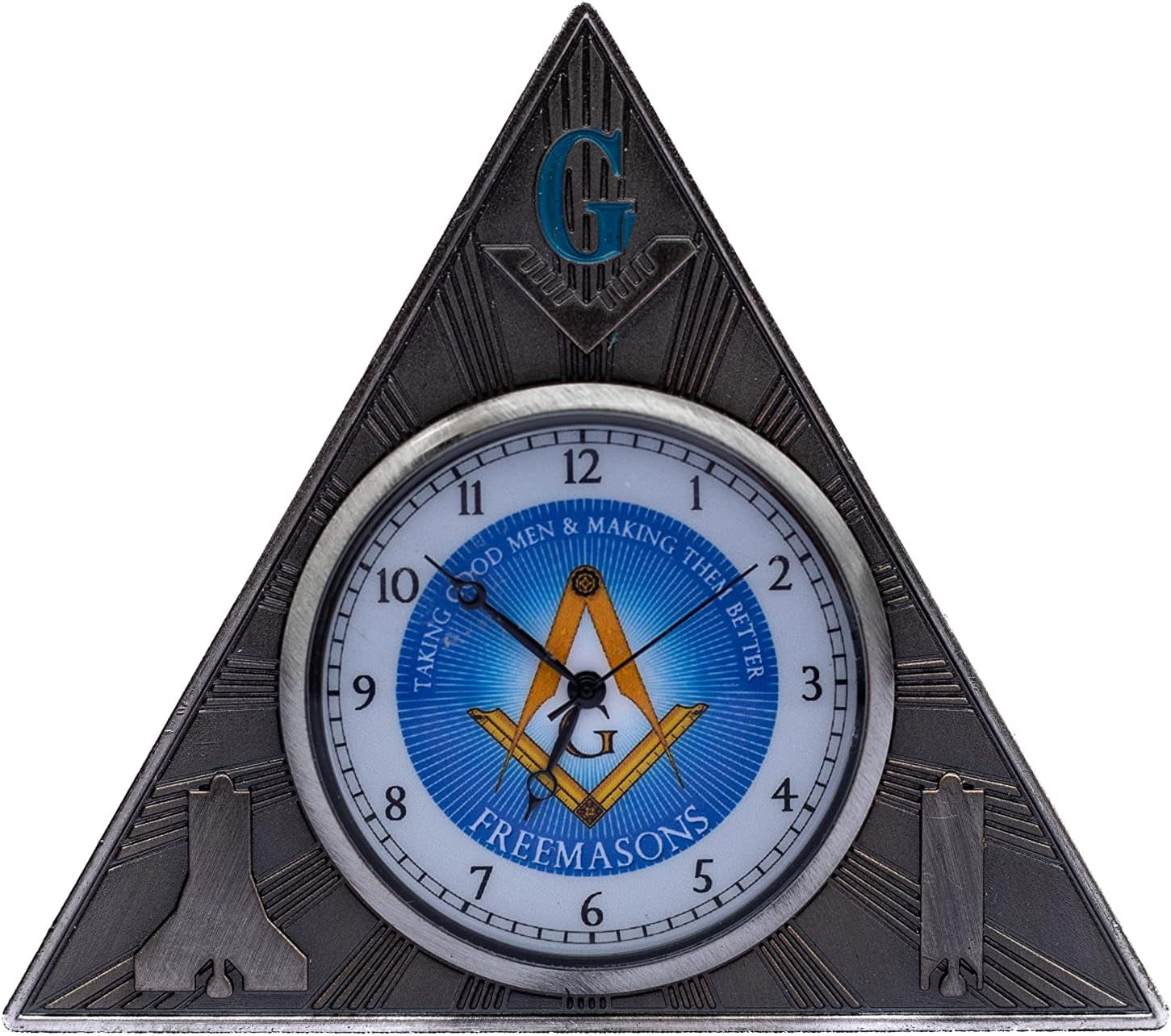 Trendy Zone 21 Freemason Masonic Symbol Embossed Triangular Shaped ...