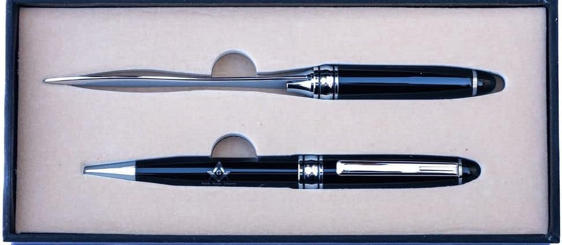 Trendy Zone 21 Masonic Ball Pen with Letter Opener Set in a Gift Box ...