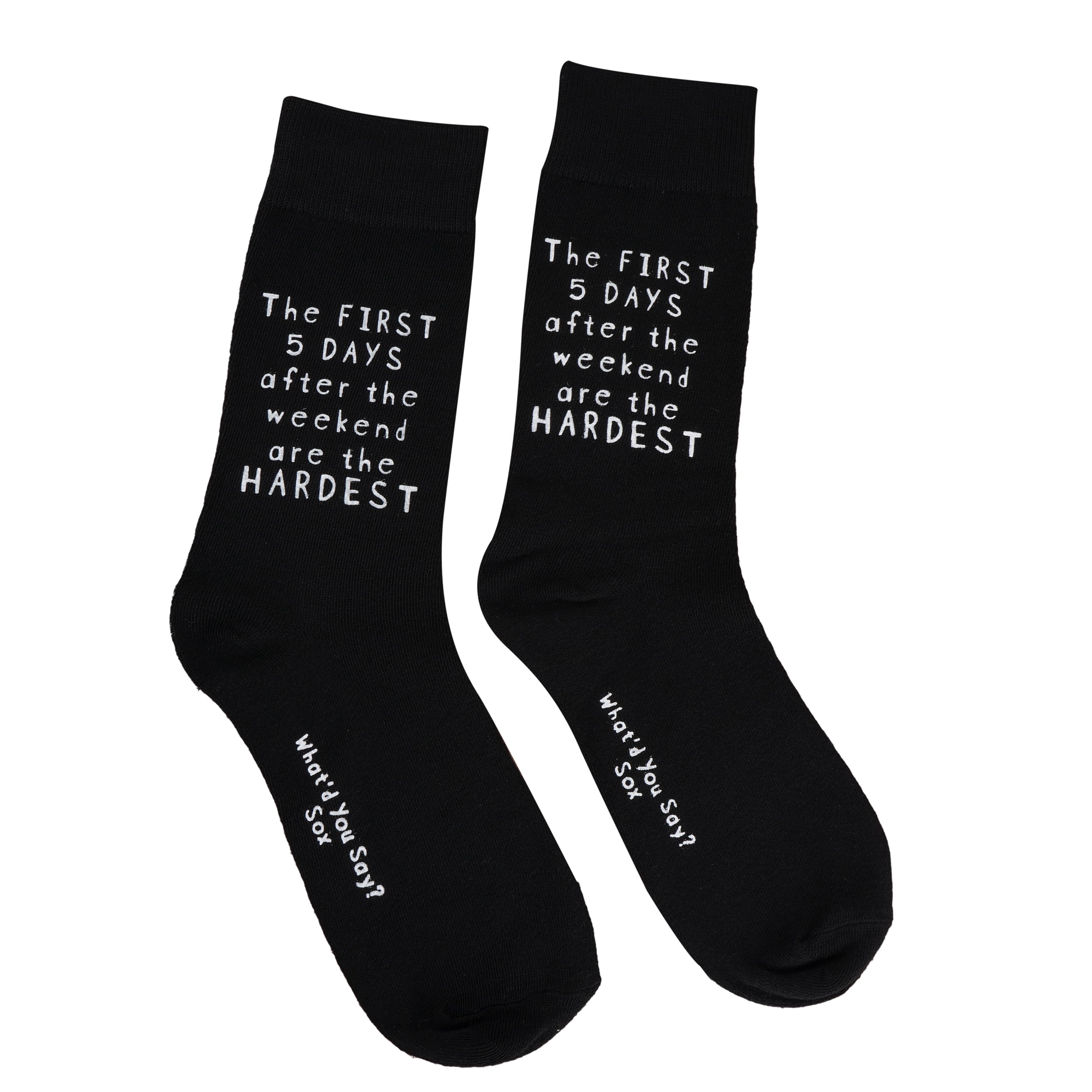 Trendy Zone 21 Novelty Funny Quote Crew Socks, Anti-Wicking Moisture ...