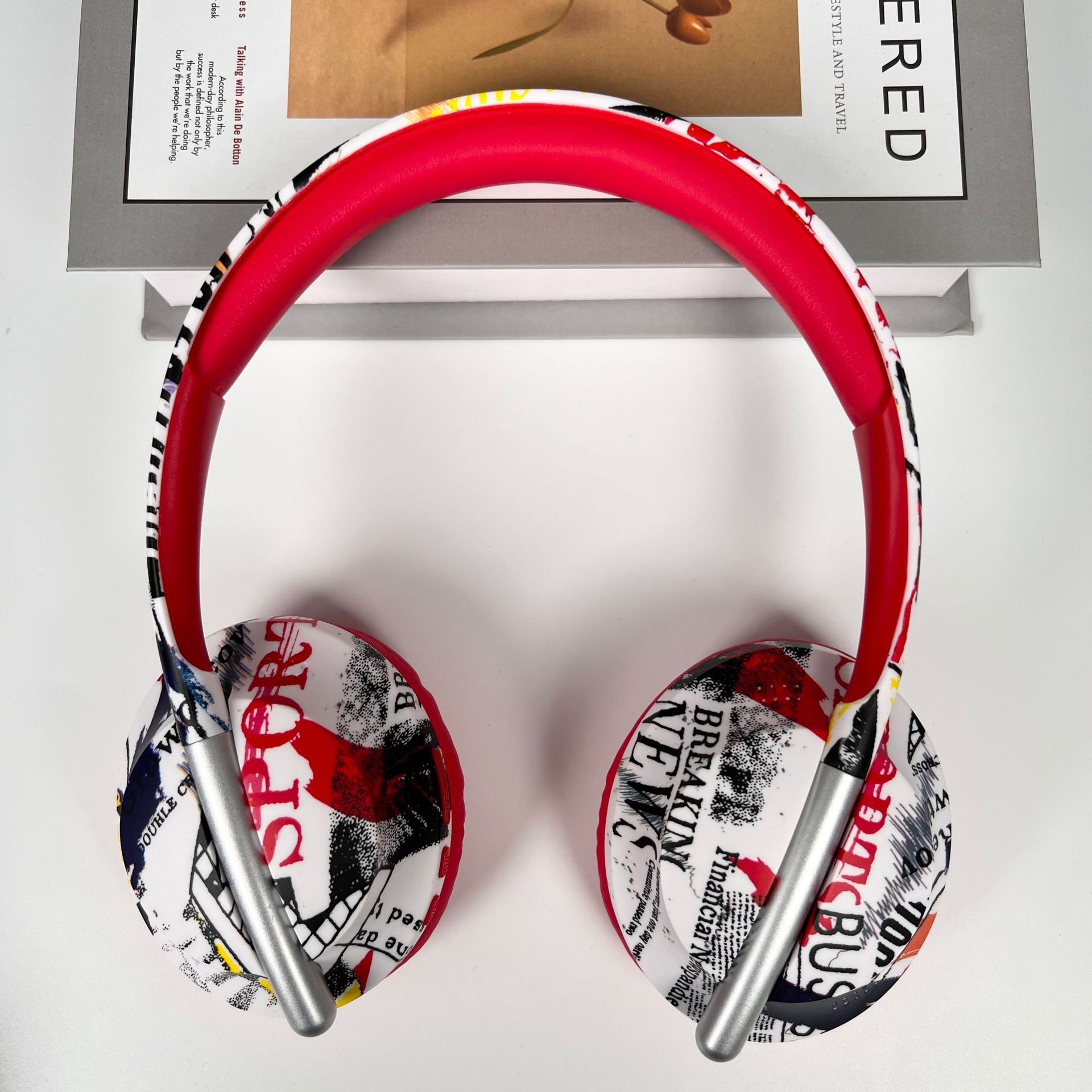 Trendy hot style painted P7233 head-mounted Bluetooth headset plug-in ...