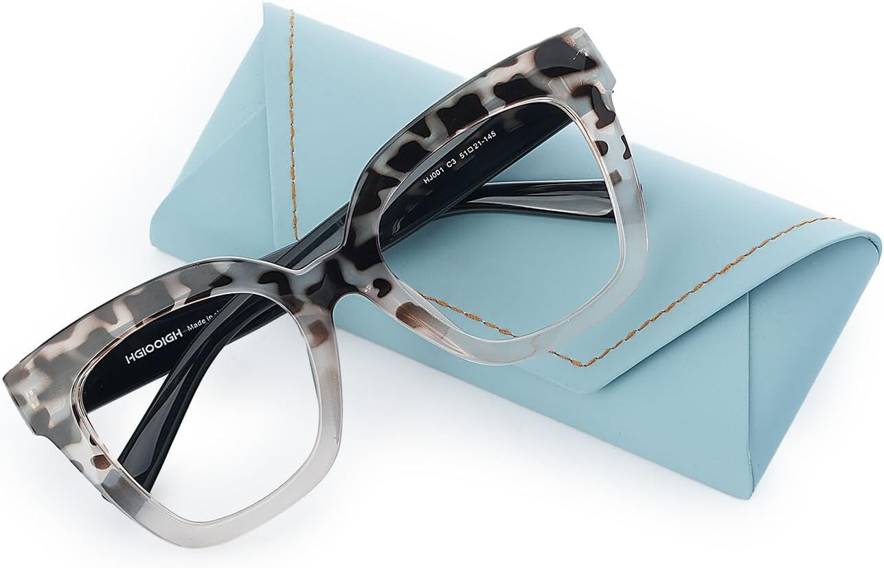 Trendy reading glasses Blue Light Blocking Impact Resistant Lenses TR90 ...