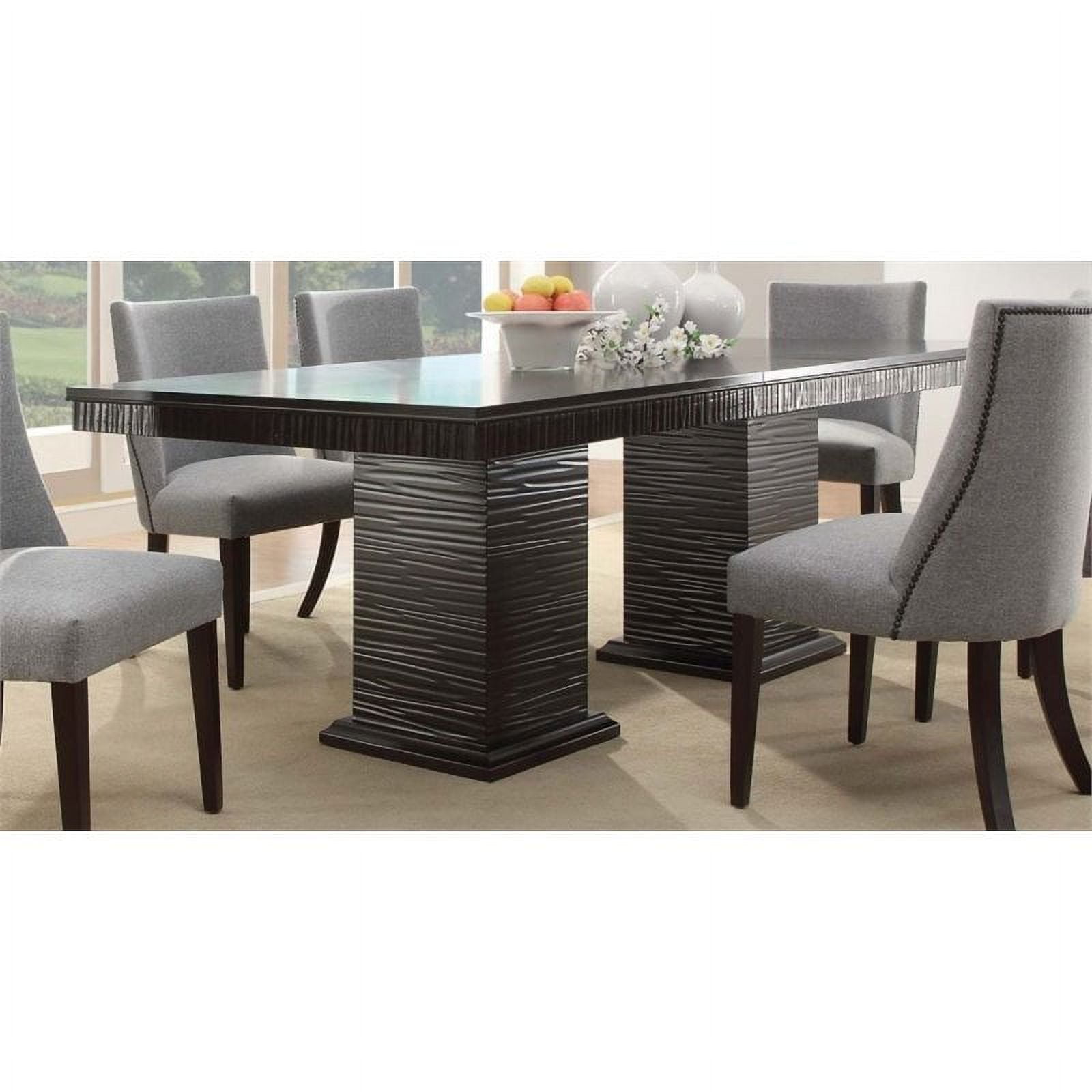 Trent Home Chicago Dining Table in Deep Espresso - Walmart.com