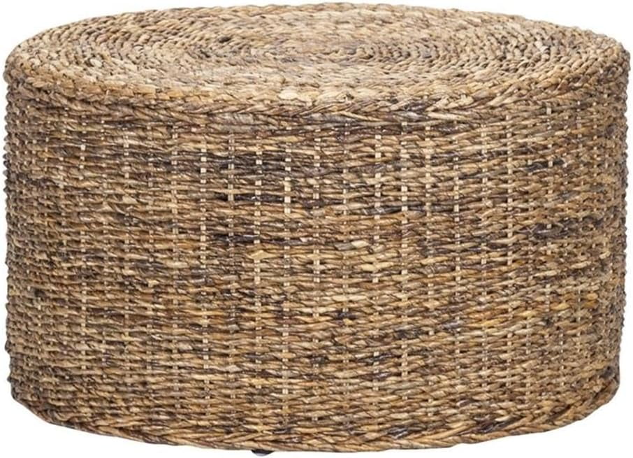 Trent Home Transitional Round Wicker/Rattan Coffee Table in Multi Brown ...