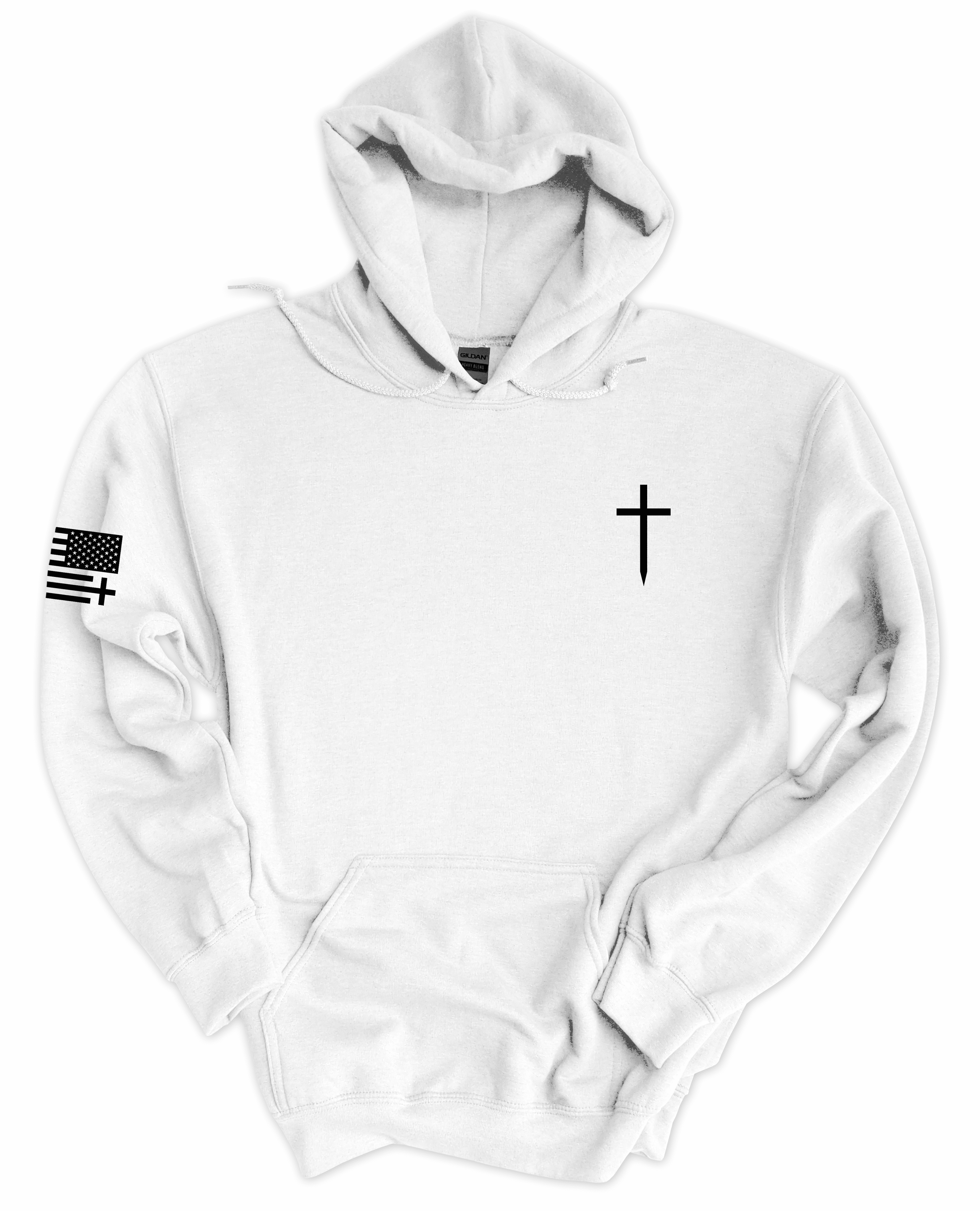 Trenz Shirt Comapny Christian Shirt Faith Cross Crest American Flag ...