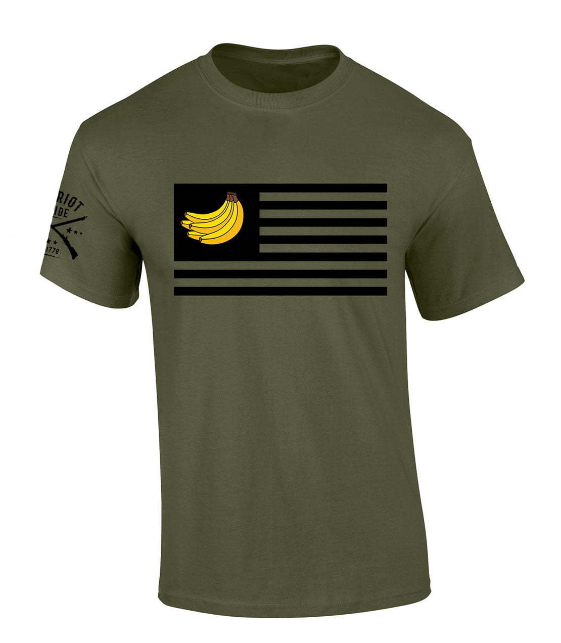 Trenz Shirt Company Banana American Flag USA Bananas Patriotic Short ...