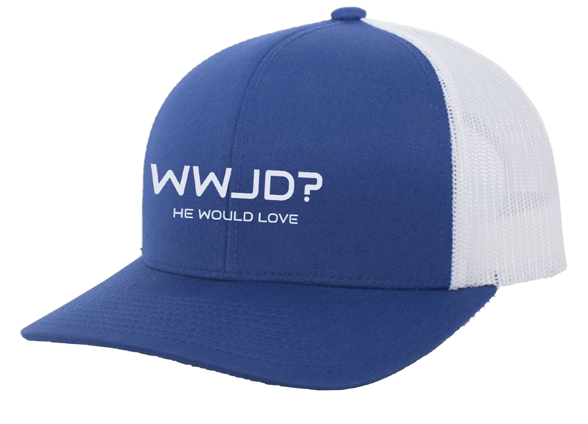 Trenz Shirt Company Christian WWJD? He Would Love Embroidered Mens ...