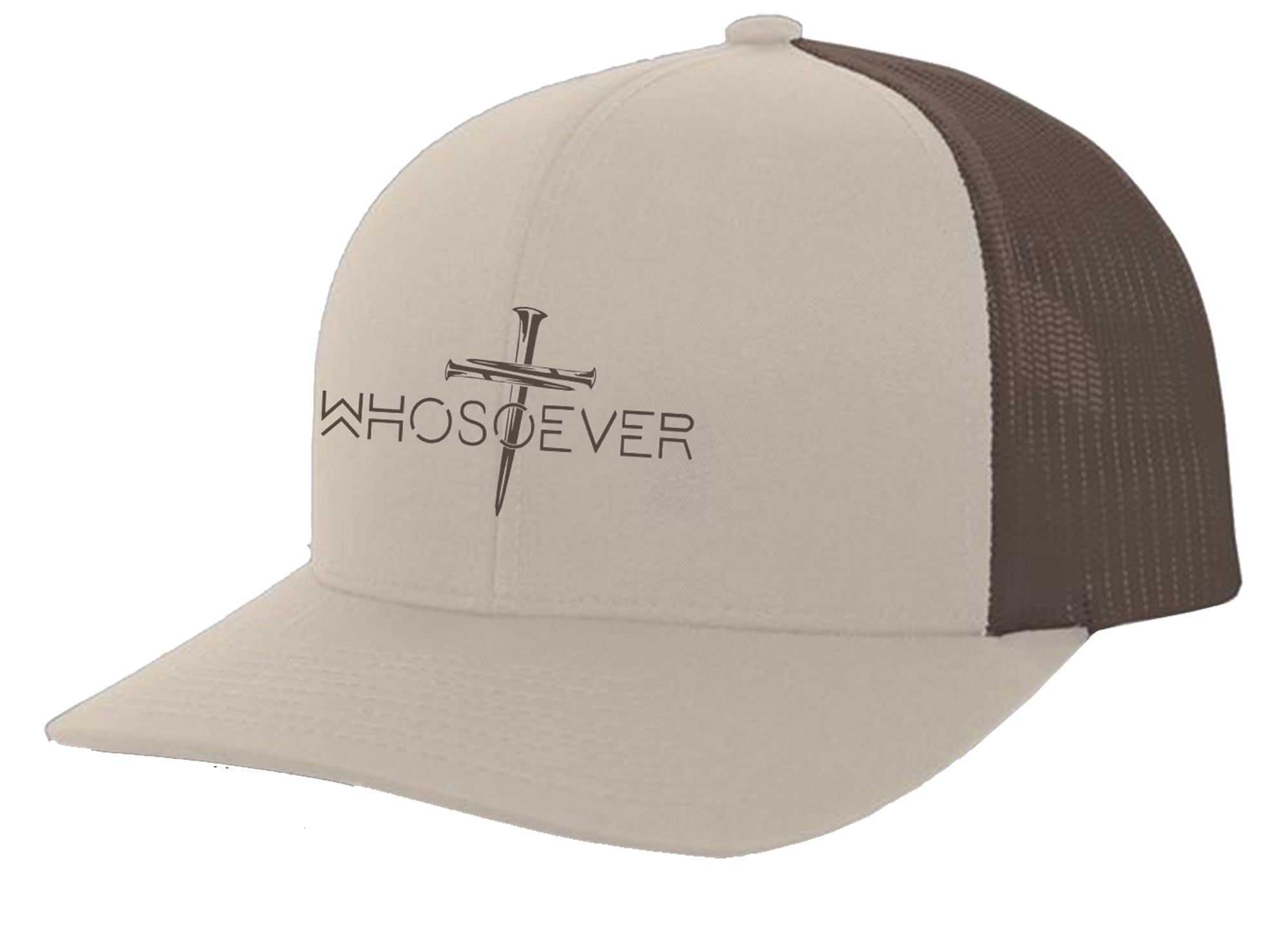 Trenz Shirt Company Christian Whosoever Cross Embroidered Mens ...