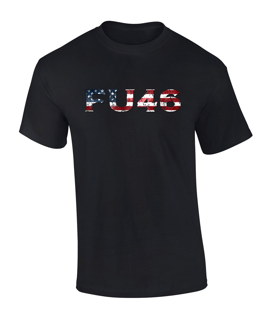 Trenz Shirt Company FU46 Political Funny Short Sleeve T-shirt-Black ...
