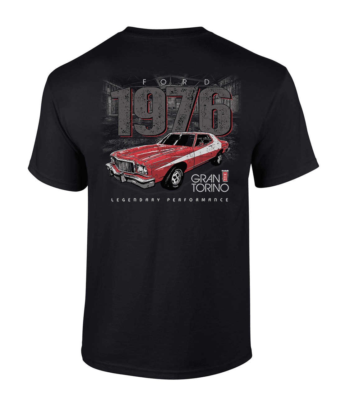 Trenz Shirt Company Ford 1976 Gran Torino Legendary Performance Graphic Short-Sleeve Mens T ...