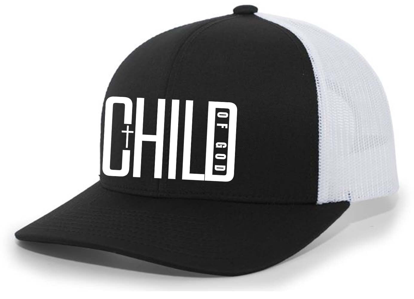 Trenz Shirt Company Mens Christian Hat Child of God Cross Jesus Mesh ...