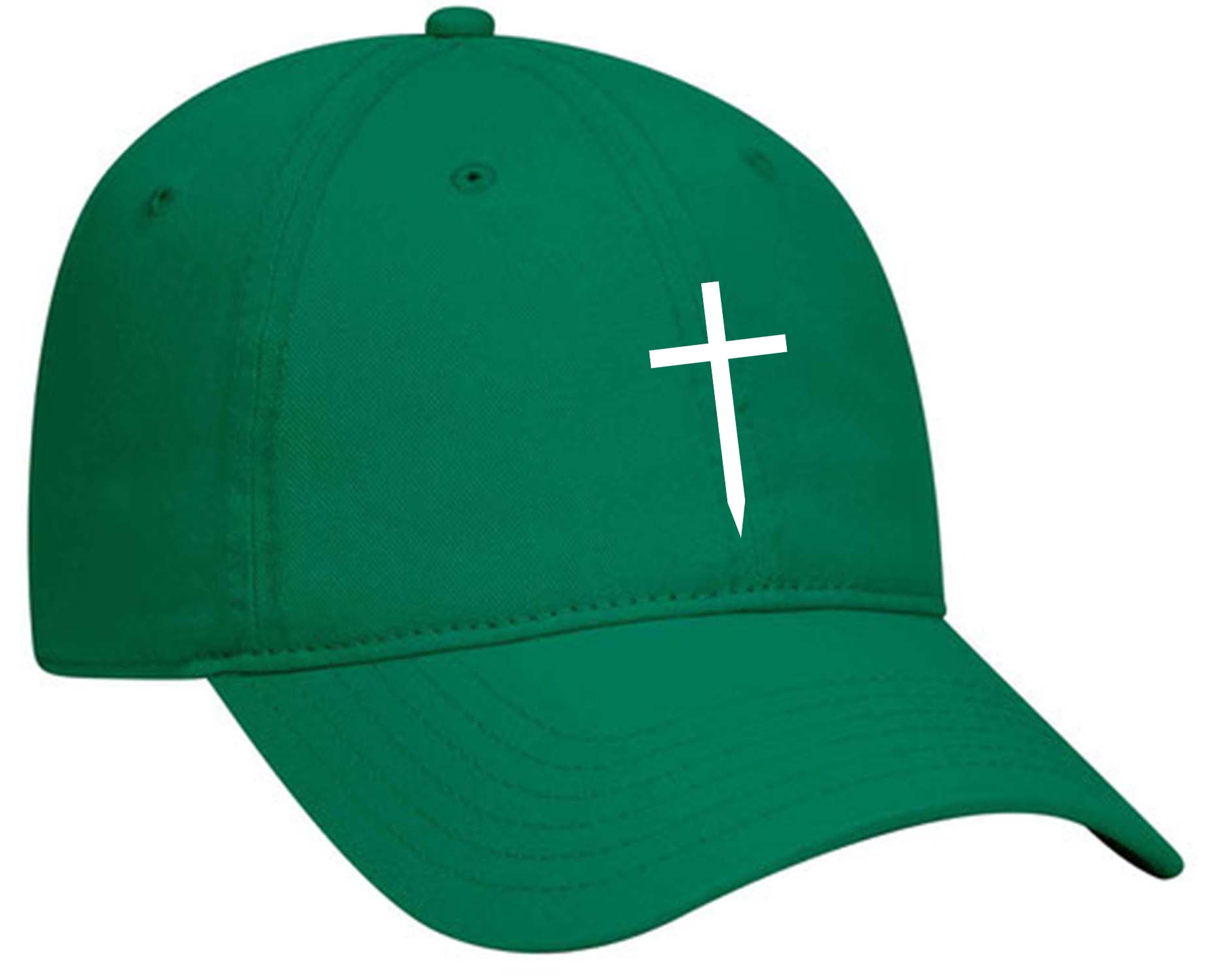Trenz Shirt Company Mens Christian Hat Embroidered Cross Twill Dad Hat ...