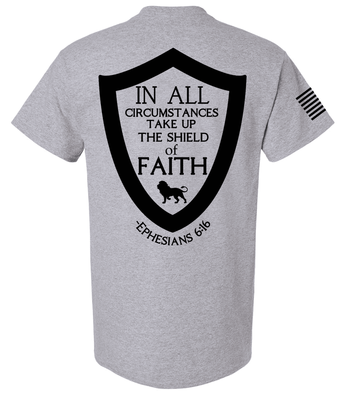 Trenz Shirt Company Mens Christian In All Circumstances Shield of Faith ...