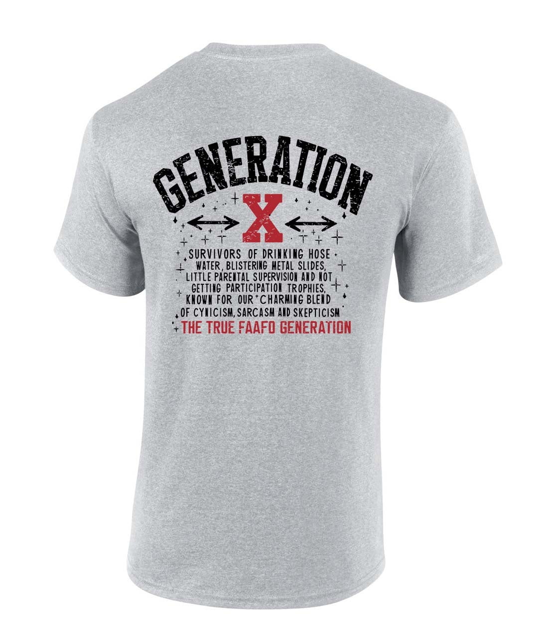 Trenz Shirt Company Mens Gen X Tshirt Generation X The FAAFO Generation ...