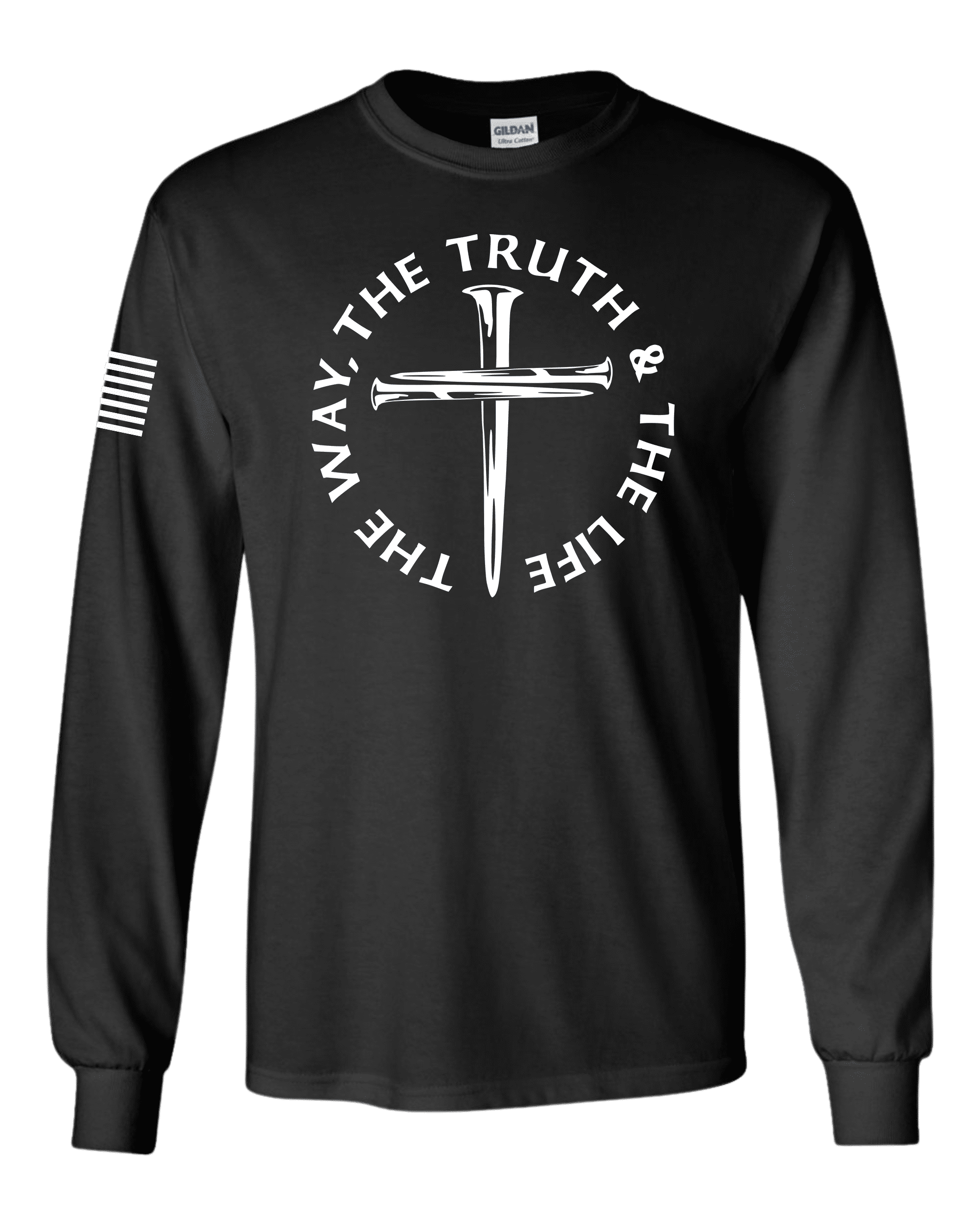 Trenz Shirt Company Mens Jesus The Way The Truth The Life John 14:6 ...