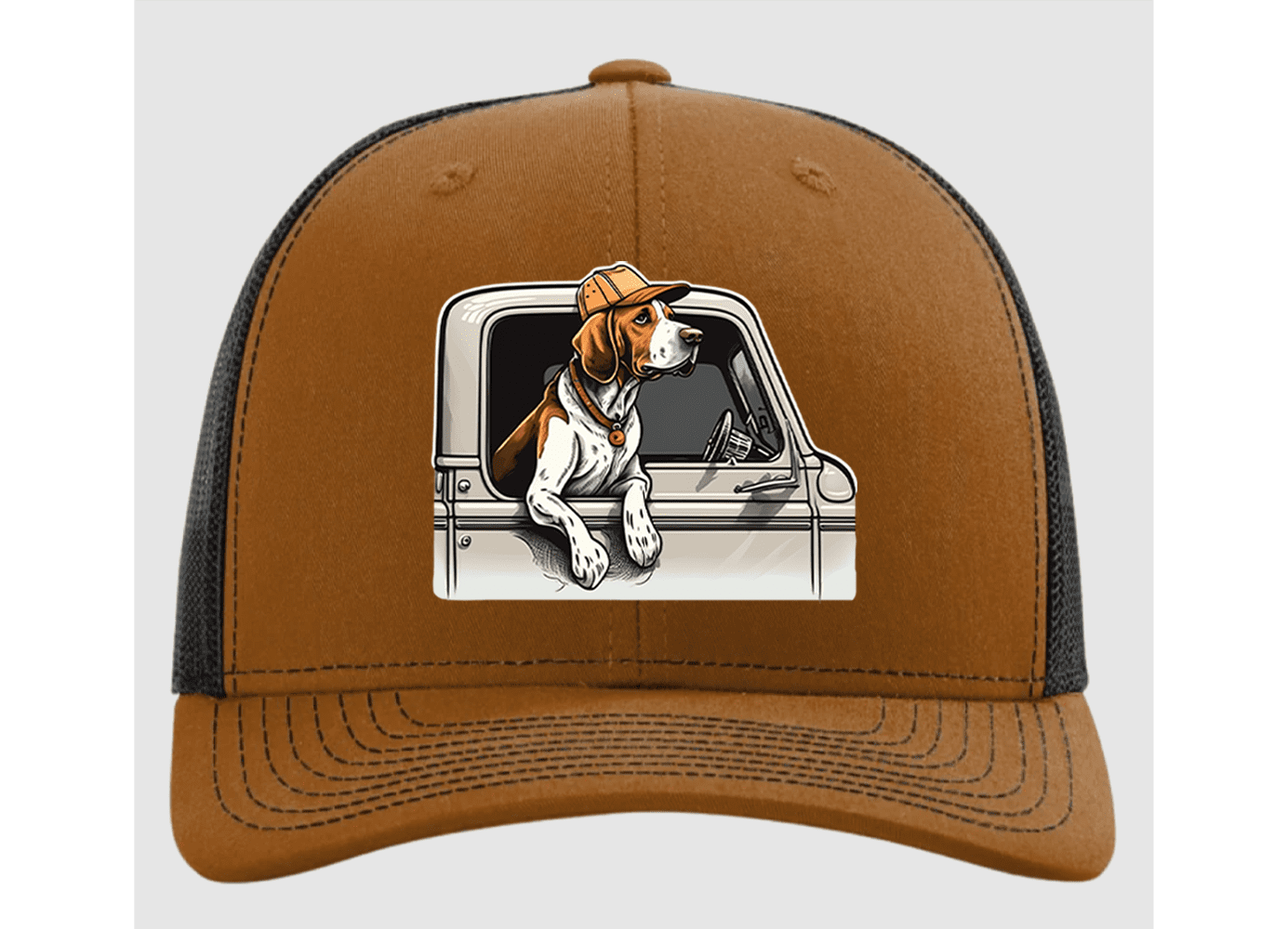 Trenz Shirt Company Mens Mesh Snapback Trucker Hat - Bluetick Hound Dog ...