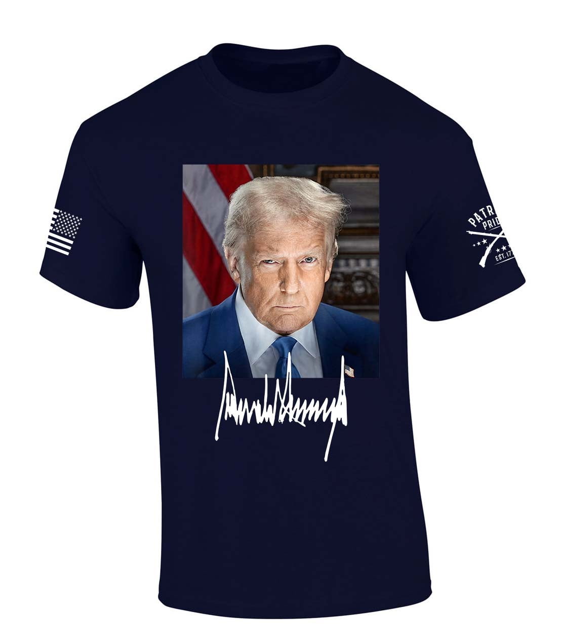 Trenz Shirt Company Mens Trump Tshirt Trump Official Portrait and ...